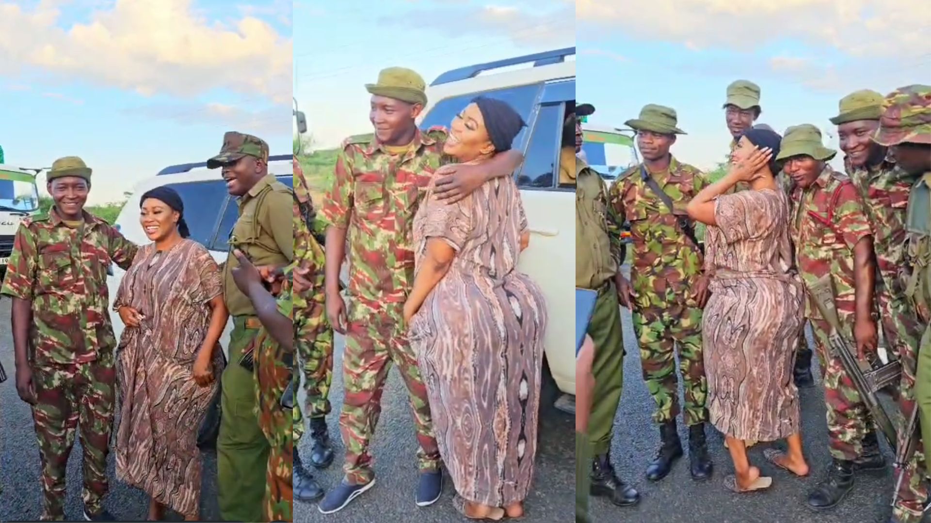 "Nyash is Life", Vera Sidika stops traffic as police officers take ...